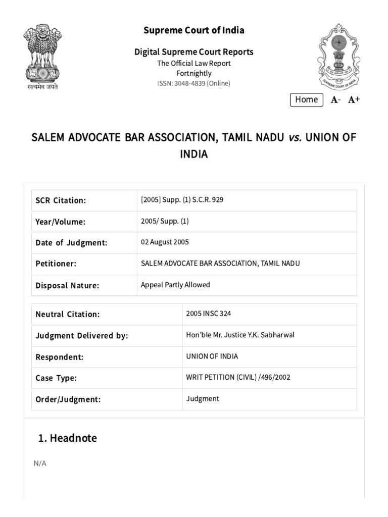 Digital Supreme Court Reports | PDF