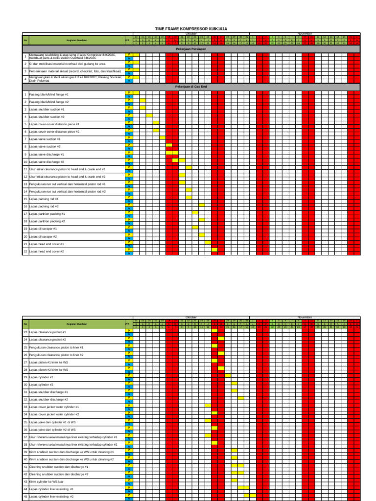 TIME FRAME 018K101A Actual 1 | PDF | Engine Technology | Engines