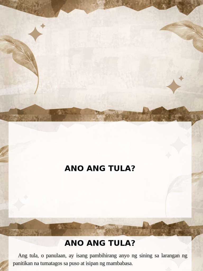 Ano Ang Tula | PDF