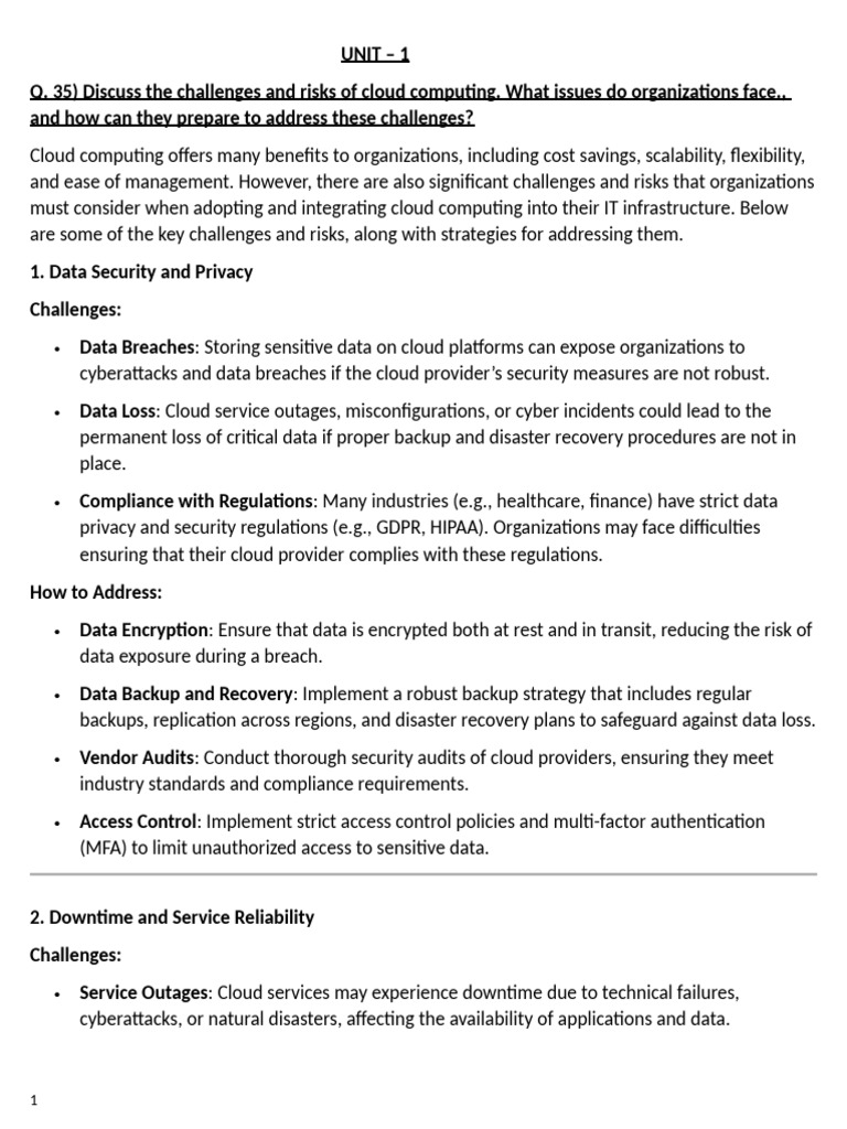 cloud computing QA | PDF | Virtual Machine | Cloud Computing