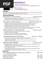 Contoh Resume Bahasa Melayu Simple | PDF