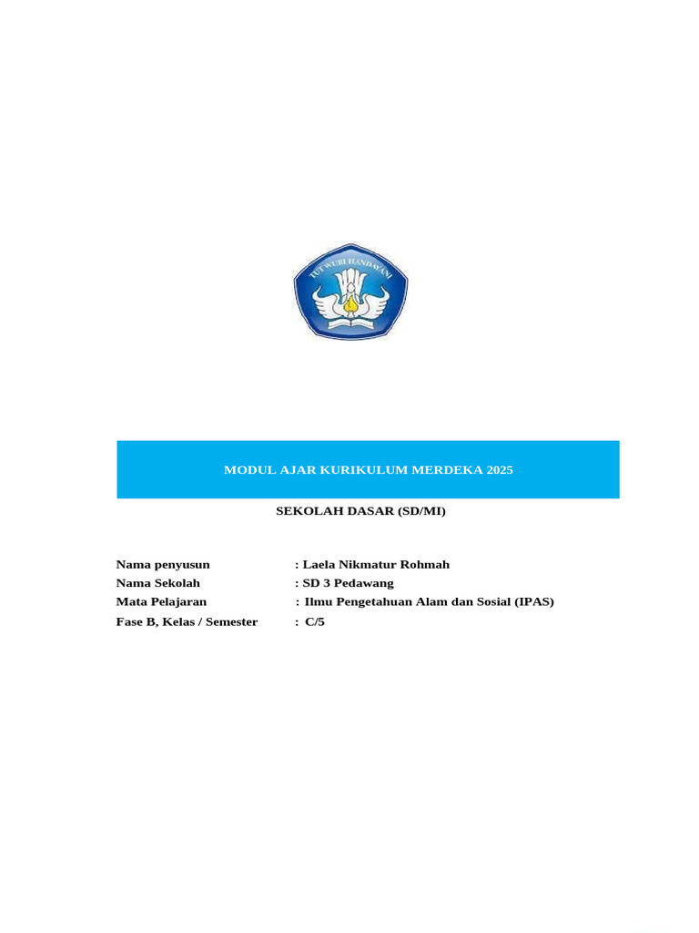 Modul Ajar IPAS Laela Nikmatur Rohmah | PDF