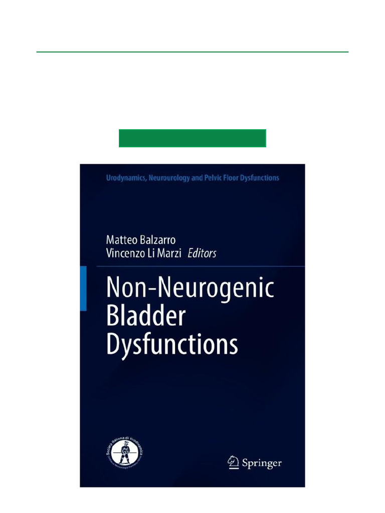 Non-Neurogenic Bladder Disorders Guide | PDF | Urinary Incontinence ...