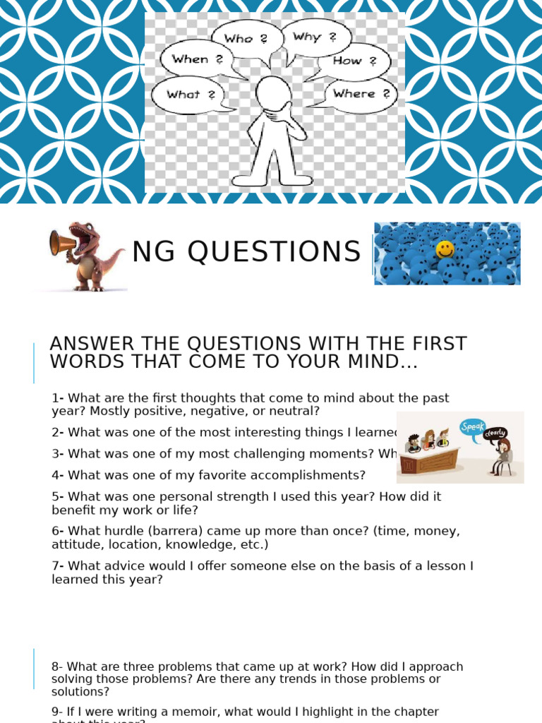 Speaking Questions | PDF
