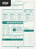 Delta Green Character Sheet | PDF