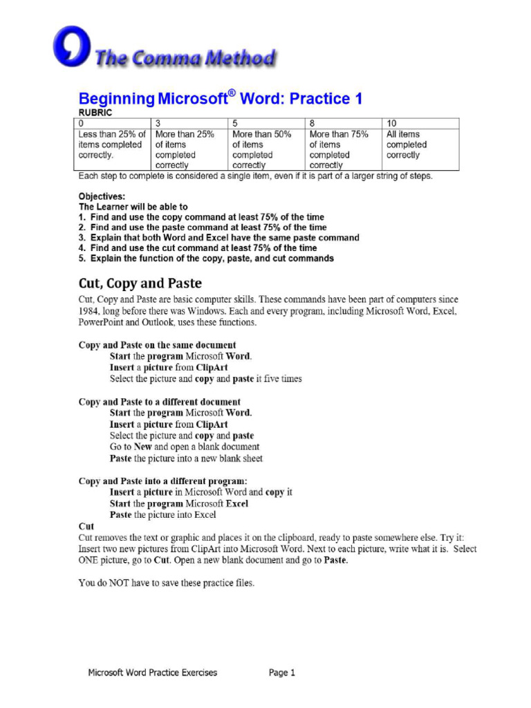 Practice File | PDF