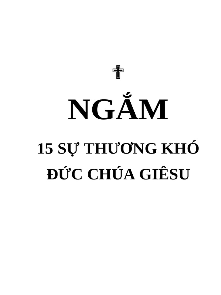 Ngam 15 Su TK Duc Chua Giesu | PDF