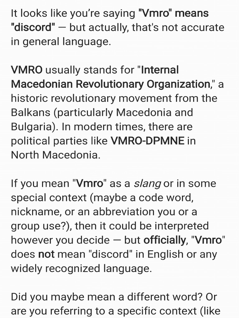 Notes Vmro | PDF