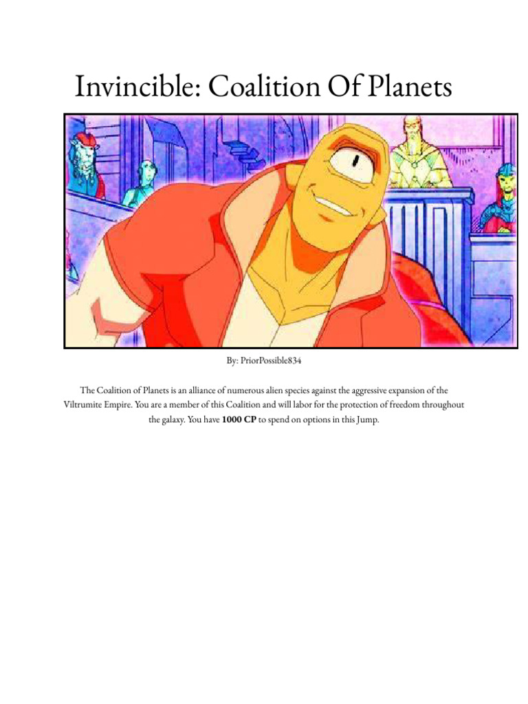 Invincible - Coalition of Planets - Jump | PDF | Extraterrestrial Life