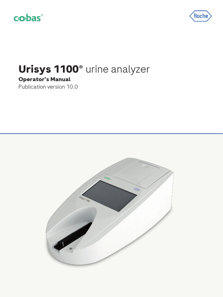 Urisys 1100 Urine Analyser Roche Diagnostics Operator Manual | PDF ...