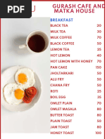 Hi Tea Menu Updated | PDF