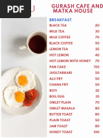 Hi Tea Menu Updated | PDF