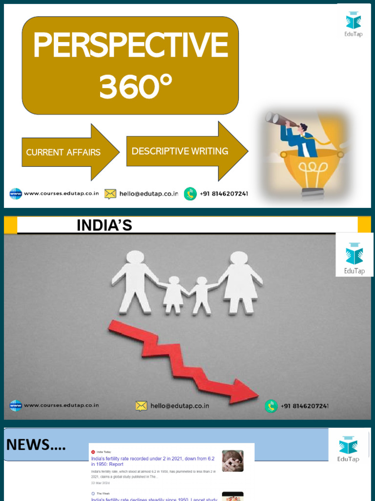 India's Declining Fertility Rate Explained | PDF | Total Fertility Rate ...