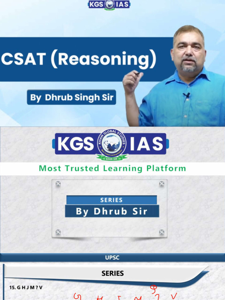 CSAT (Reasoning) by Dhrub Singh Sir Direction Sense Screen | PDF