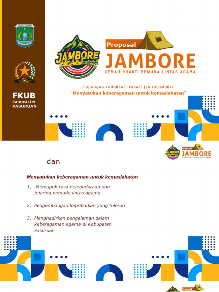 proposal jambore kemah bhakti | PDF