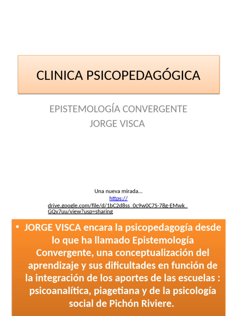 Eoca Clinica Psicopedag Gica Jorge Visca 2024 | PDF | Aprendizaje | Diagnostico medico