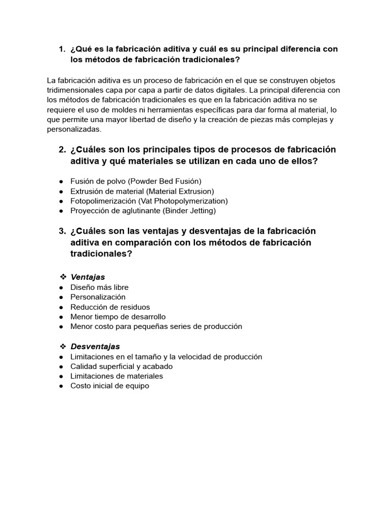 Cuestionario Rafa | PDF