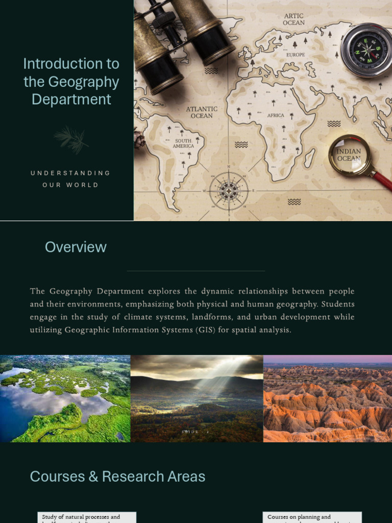 Geography Department Presentation | PDF