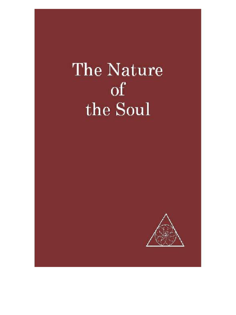 The Nature of the Soul | PDF | Soul | Consciousness