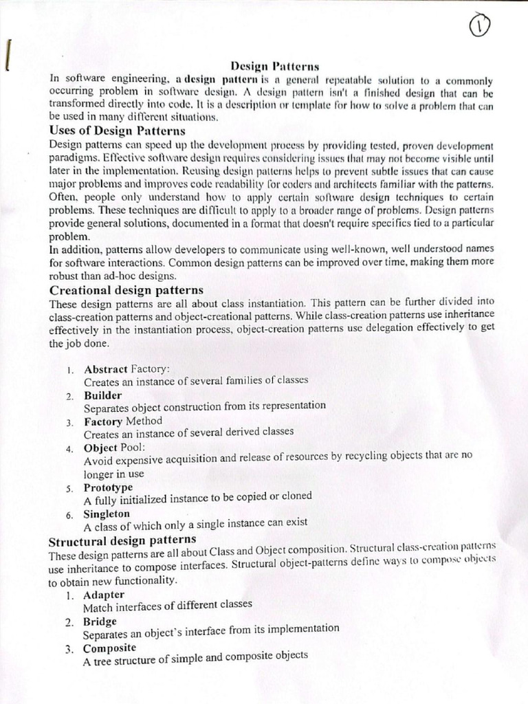 Design Pattern 1 | PDF