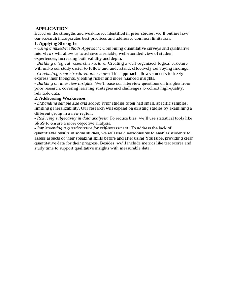 Application For Our Research | PDF