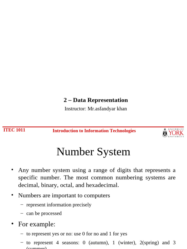 01 NumberSystems | PDF | Decimal | Mathematical Notation