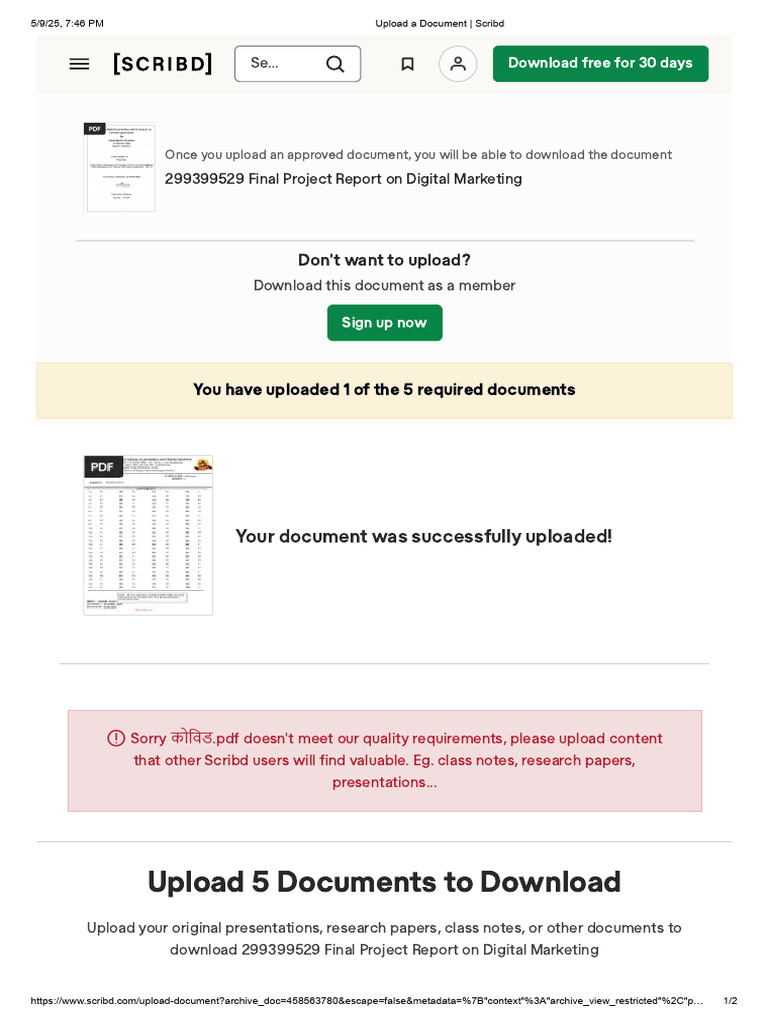 Upload A Document - Scribd14 | PDF | Scribd | Computing