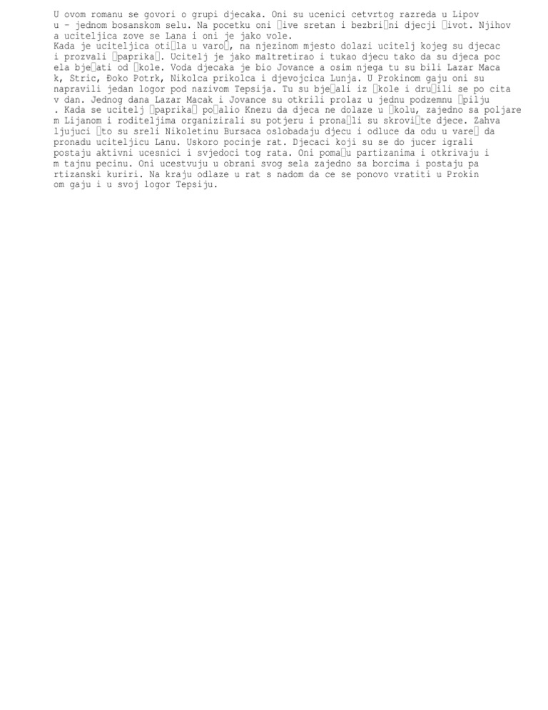 Orlovi Rano Lete | PDF