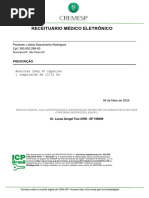 Receita de Prosoy 30mg para Dapoxetina | PDF