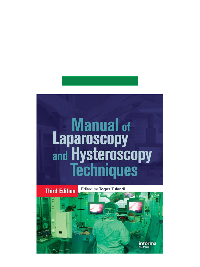 Laparoscopy & Hysteroscopy Atlas, 3rd Ed. | PDF | Clinical Medicine ...