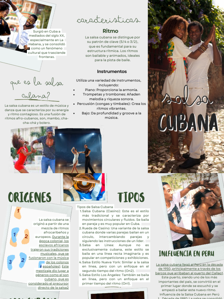 Triptico Salsa Cubana | PDF | Musica Popular | Musicología