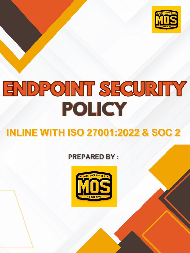 Endpoint Security Policy | PDF | Security | Computer Security