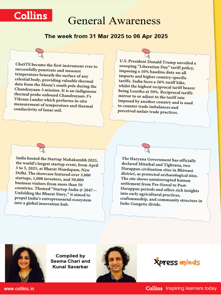 Weekly Update 31 Mar 2025 To 6 Apr 2025 | PDF