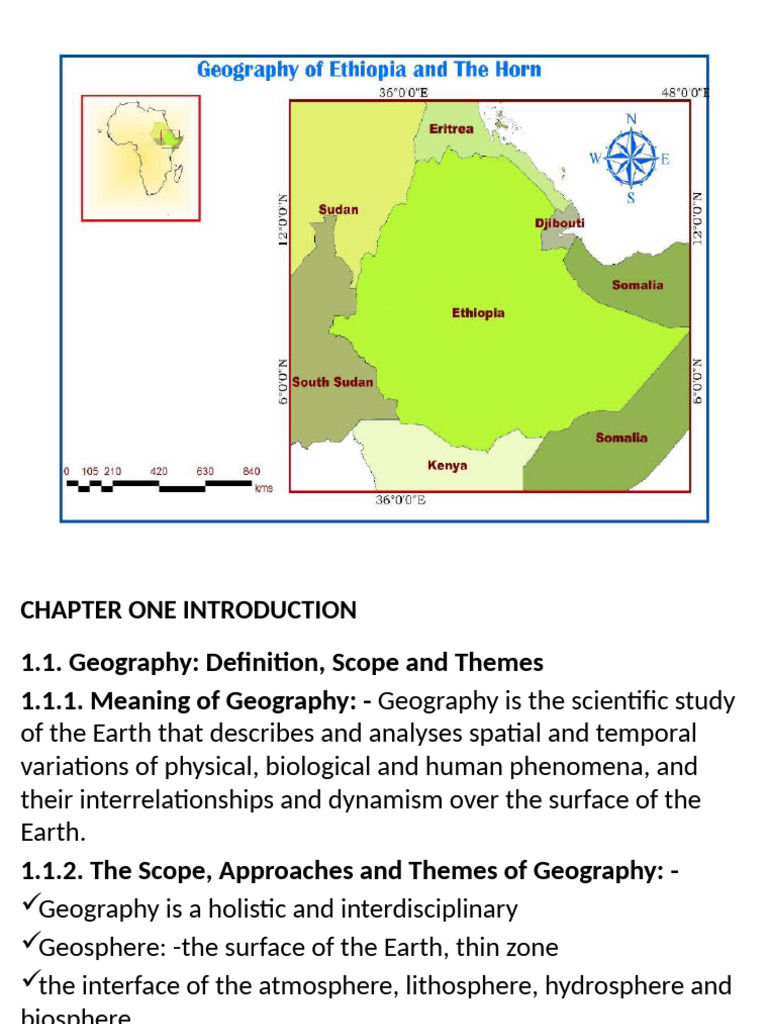 Ethiopian Geo. PPT Presentation 2017 Second Semester | PDF | Area | Circle