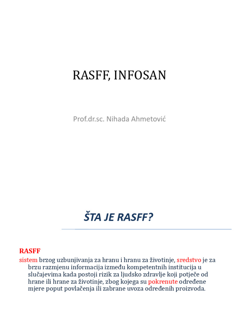 072814 MF Rasff Infosan FINAL Stud | PDF