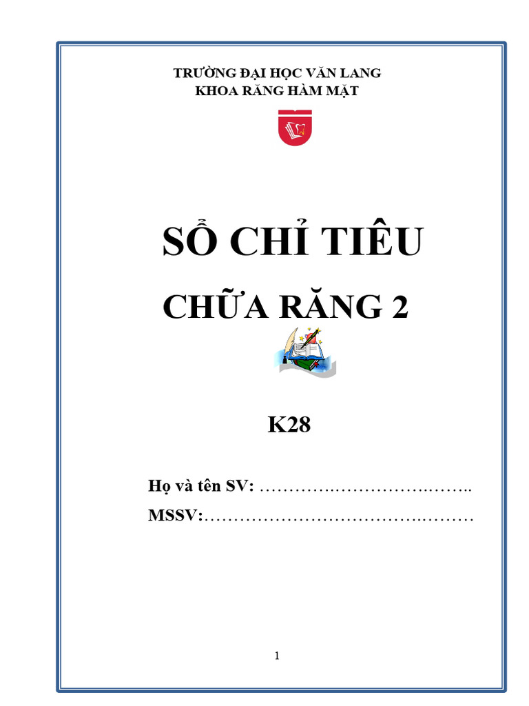 Sổ chỉ tiêu CR2 | PDF