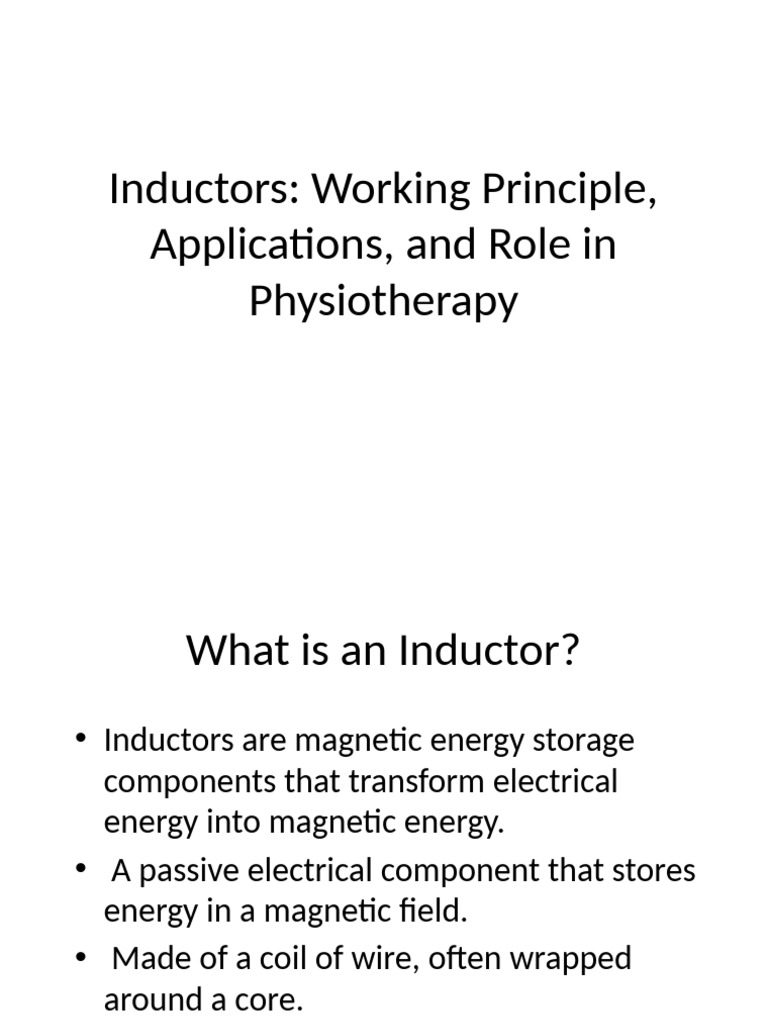 Inductors Presentation | PDF