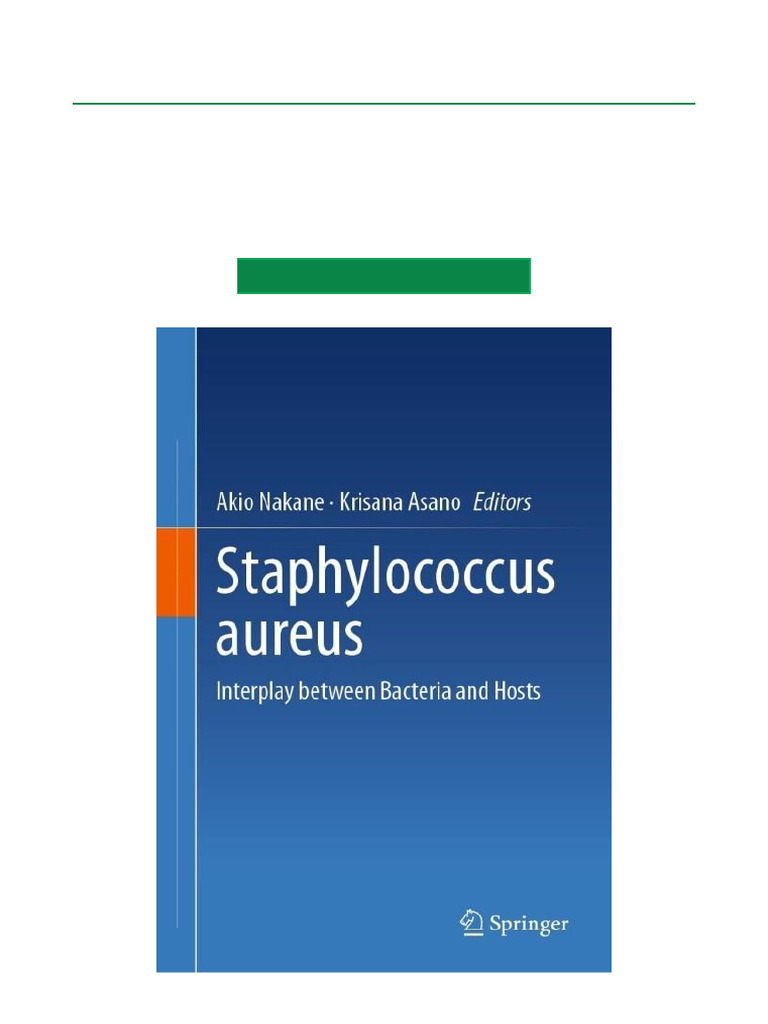 Staphylococcus Aureus Interplay Between Bacteria and Hosts High-Quality Ebook | PDF ...