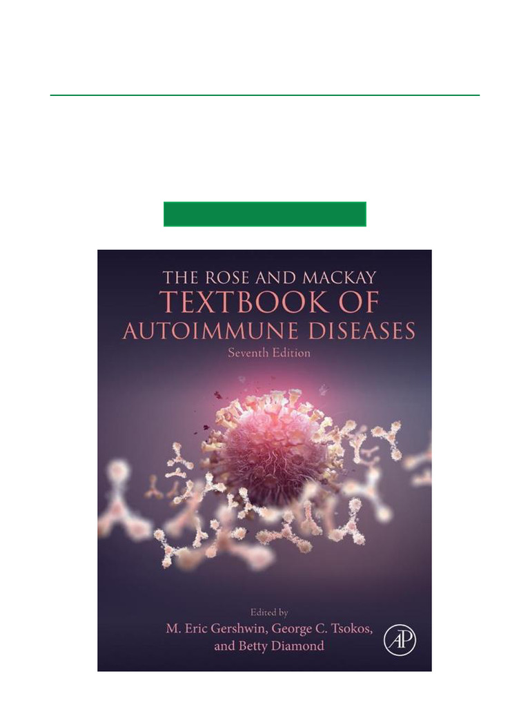 Rose and Mackay Autoimmune Diseases Textbook | PDF | Immune Tolerance ...