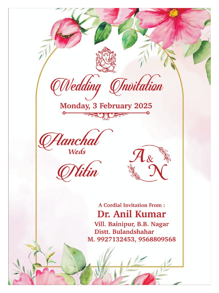 Aanchal & Nitin | PDF