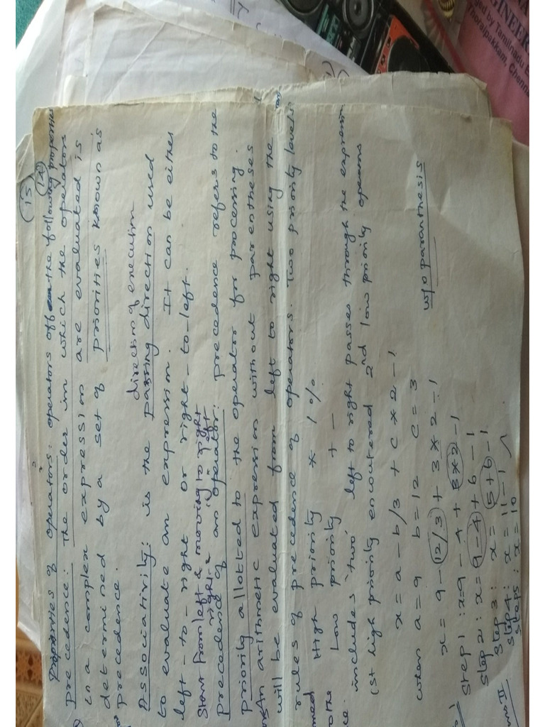 operator precedence | PDF