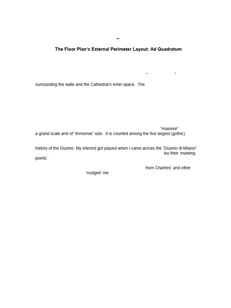 Duomo Di Milano the Ad Quadratum Layout 2 Publ 1 | PDF