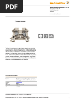 Weidmüller WDU 4 Terminal Block Data Sheet | PDF | Electrical Connector ...