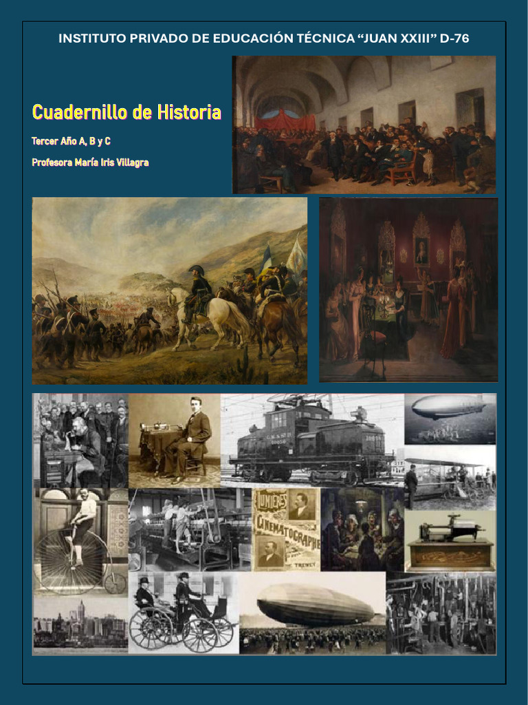 Cuadernillo 3ro Historia 2025 | PDF | Agricultura | Capitalismo