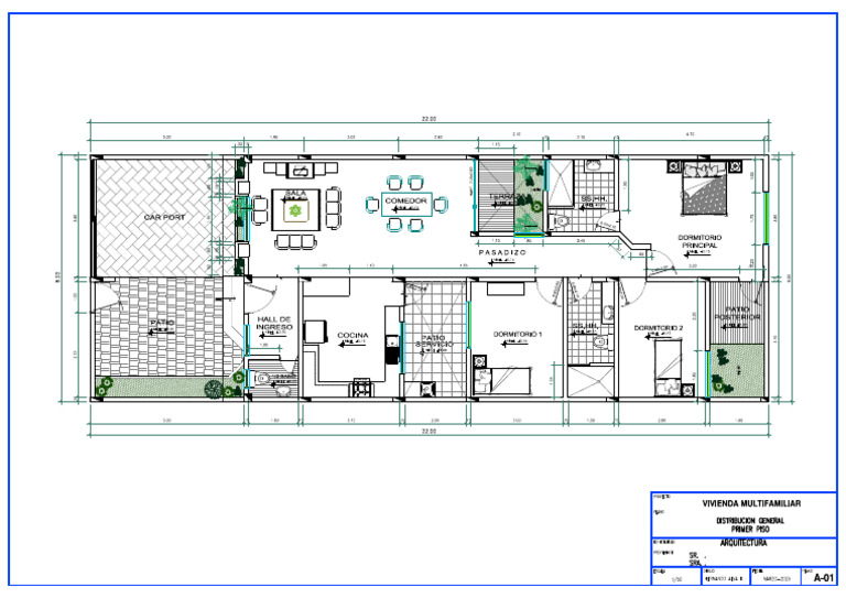 01ARQUITECTURA GBQ-planta | PDF