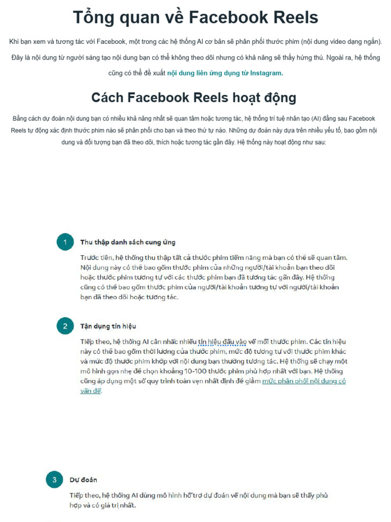 Hệ thebook Reels | PDF