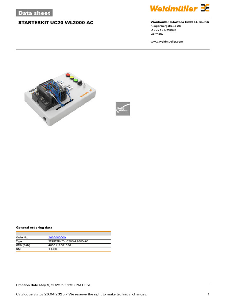 STARTERKIT UC20 WL2000 AC - en | PDF | Computing