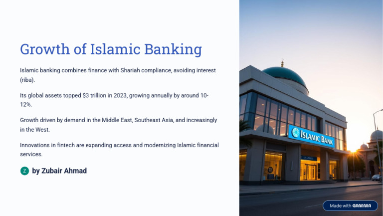 Growth of Islamic Banking | PDF
