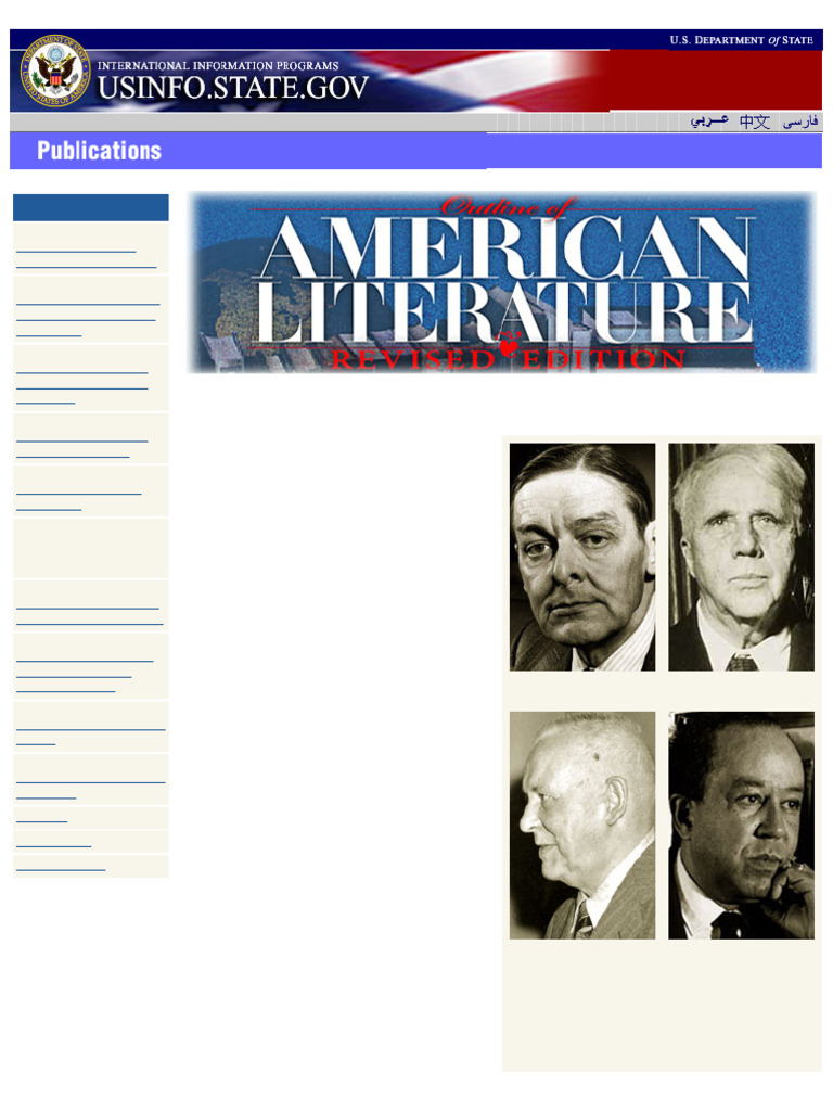outline_of_us_literature 2 | PDF | F. Scott Fitzgerald | The Great Gatsby