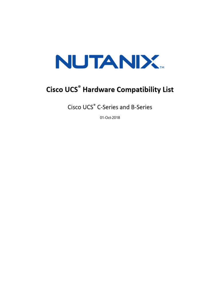 Cisco UCS Hardware Firmware Compatibility | PDF | Solid State Drive | Hard Disk Drive